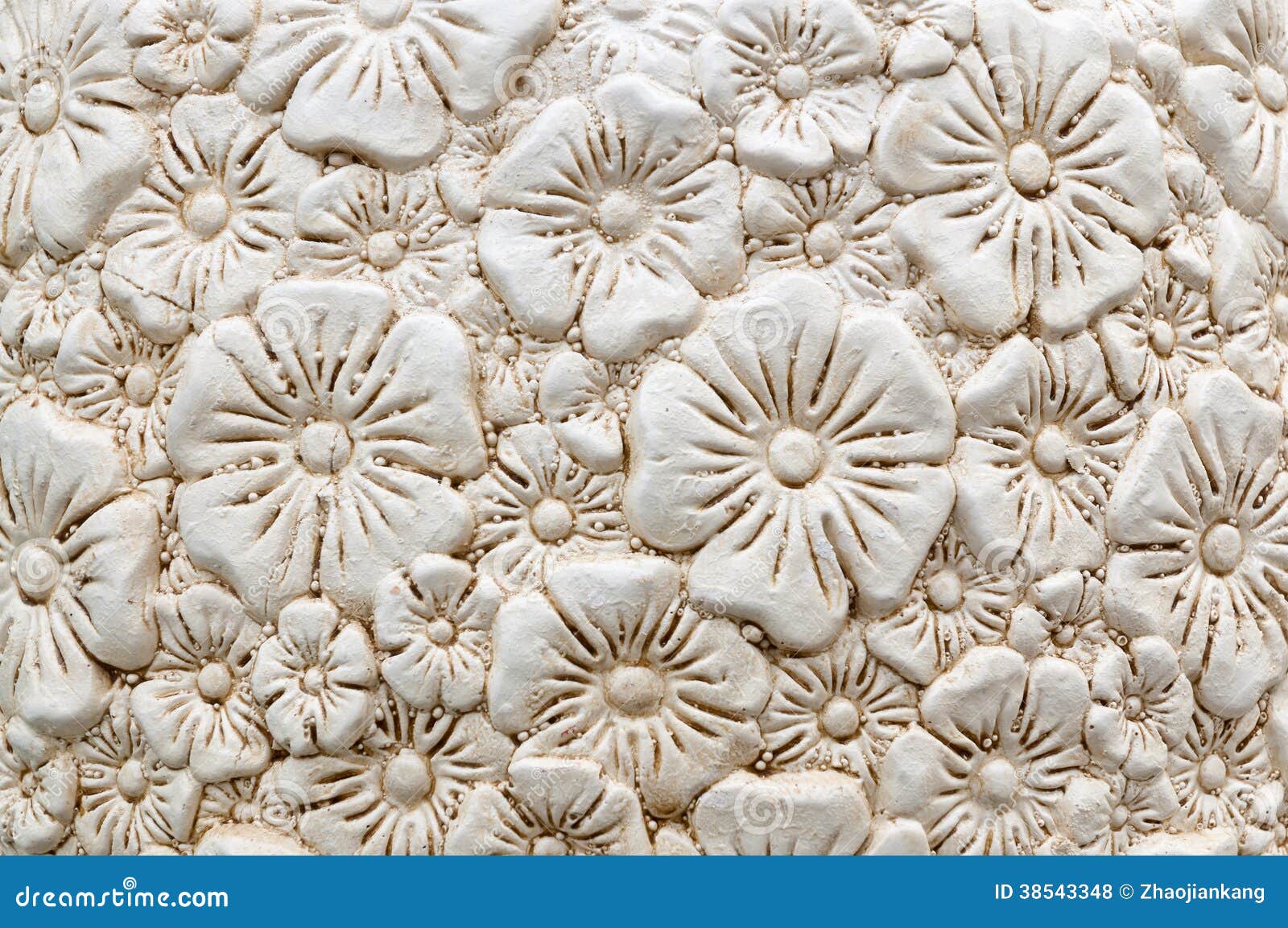 Ceramic Floral Pattern Background Stock Photo - Image of pattern ...