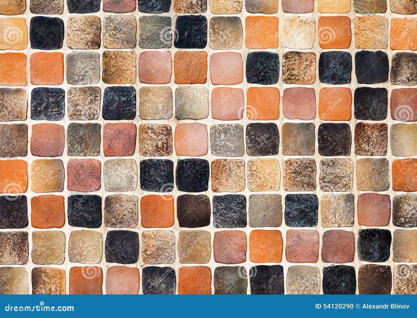 Ceramic Glass Colorful Tiles Mosaic Composition Stock Photo - Image of ...