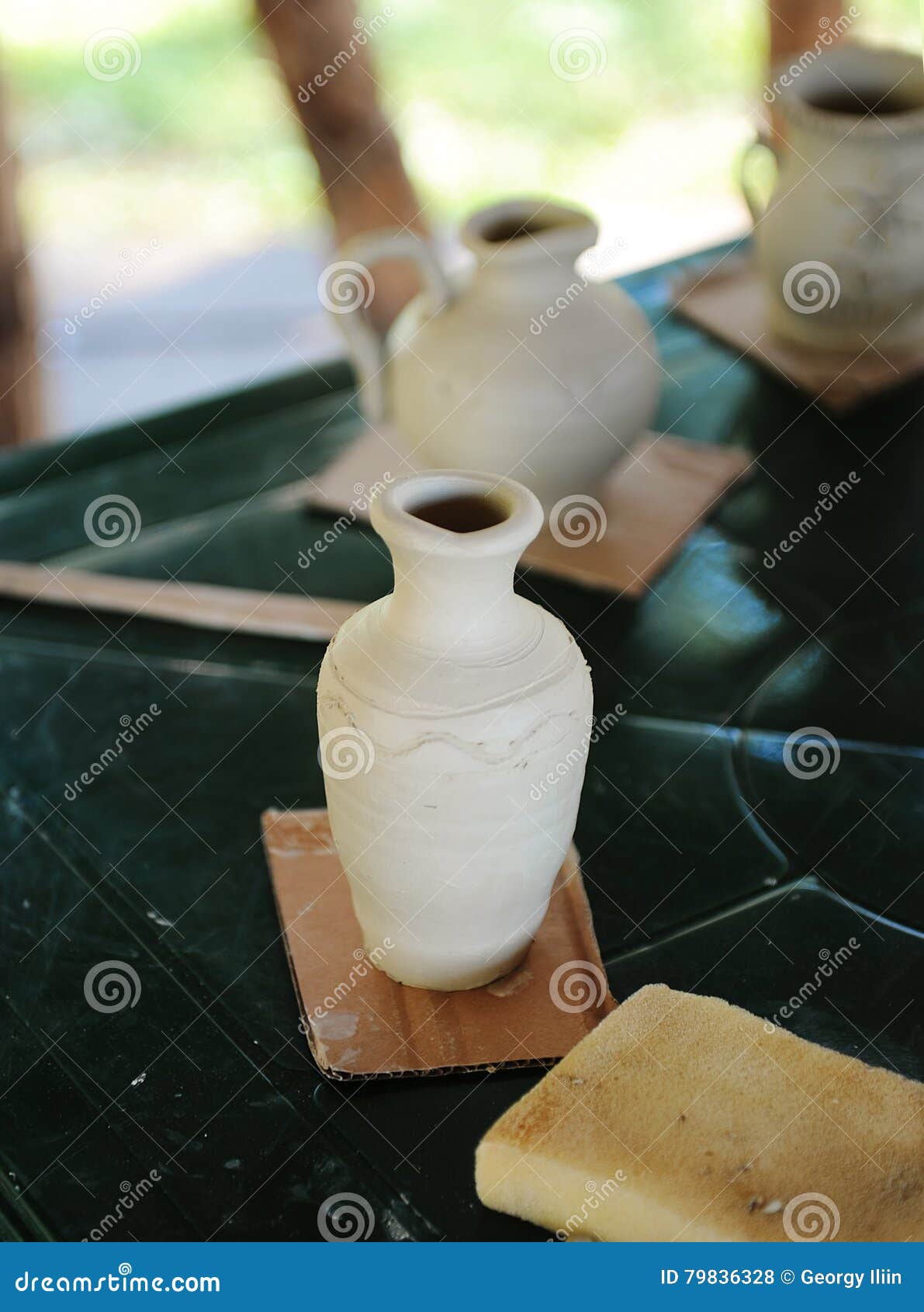 Ceramic Handmade Brown Earthenware Like Pots Stock Photo - Image of ...
