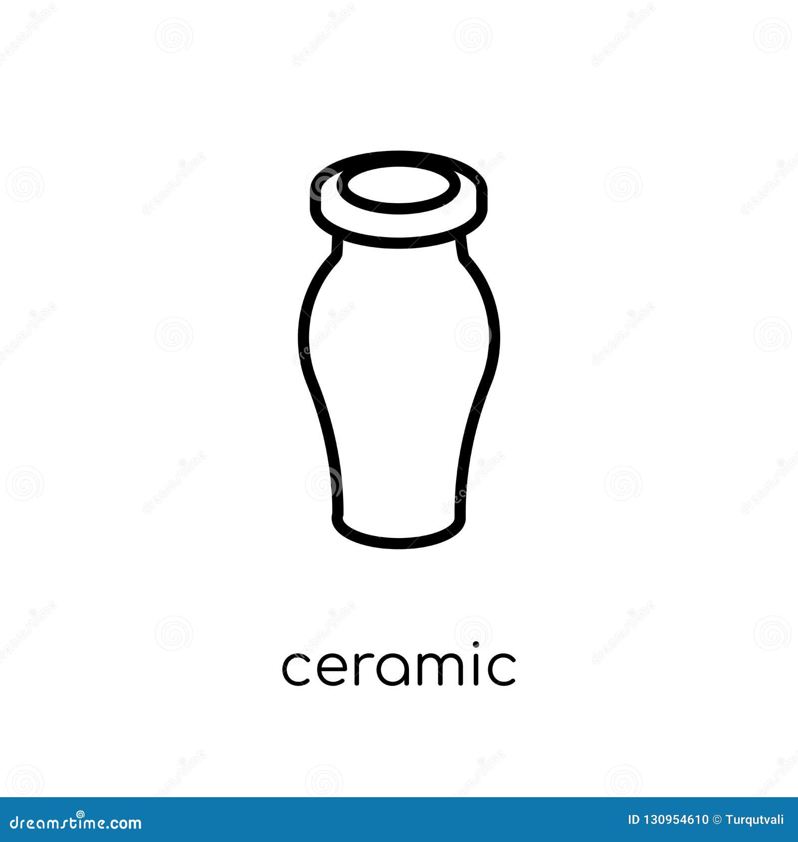 Ceramic Icon from Museum Collection. Stock Vector - Illustration of ...