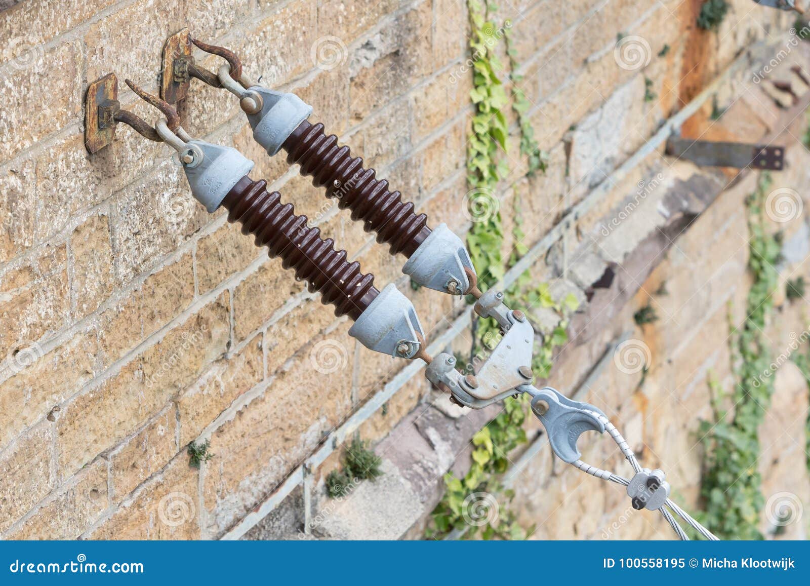 Ceramic Insulation for Electric Cable Stock Image - Image of electrical ...