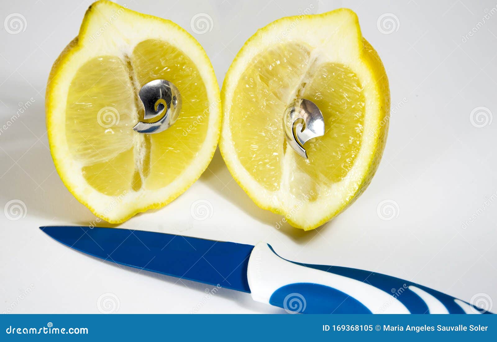 Lemon split. stock image. Image of food, meaty, fruit - 169368105