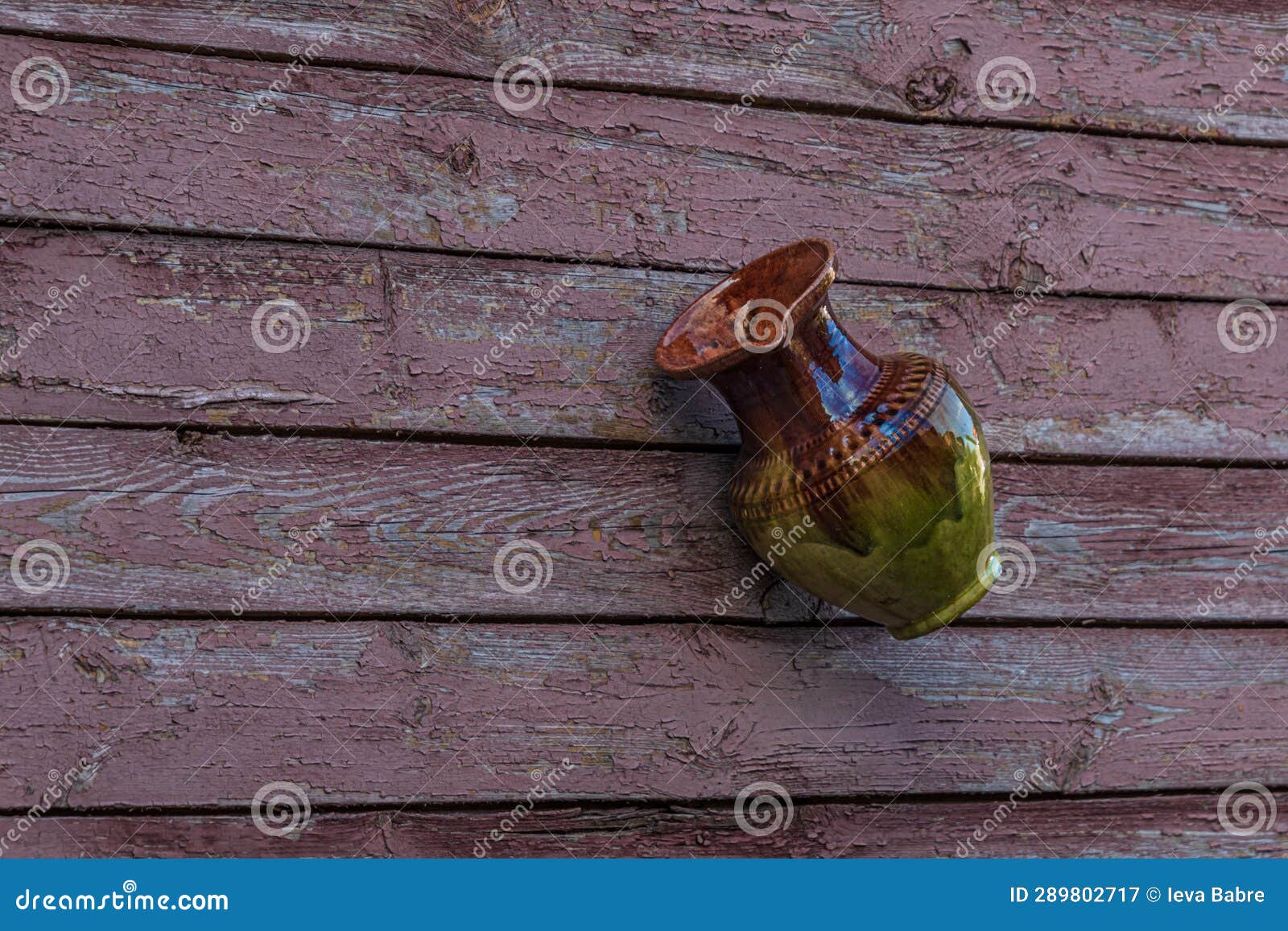 Ceramic Mud on an Old Plank Wall Stock Image - Image of colour, plank ...