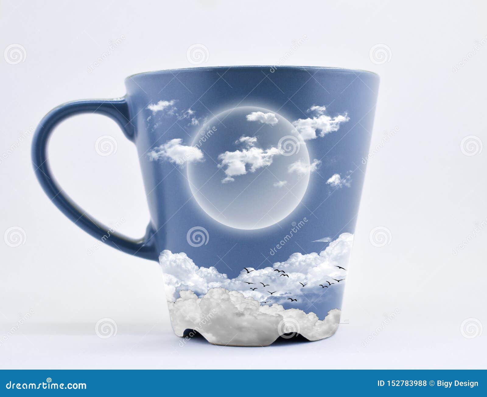 Ceramic Mug, Cloud Pattern, Stock Photo - Image of antiquity, business ...