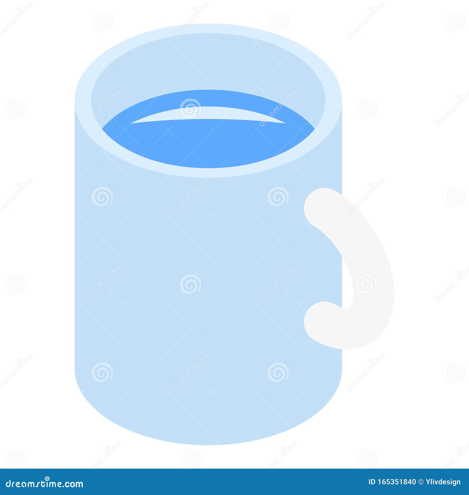 Ceramic Mug Icon, Isometric Style Stock Vector - Illustration of ...