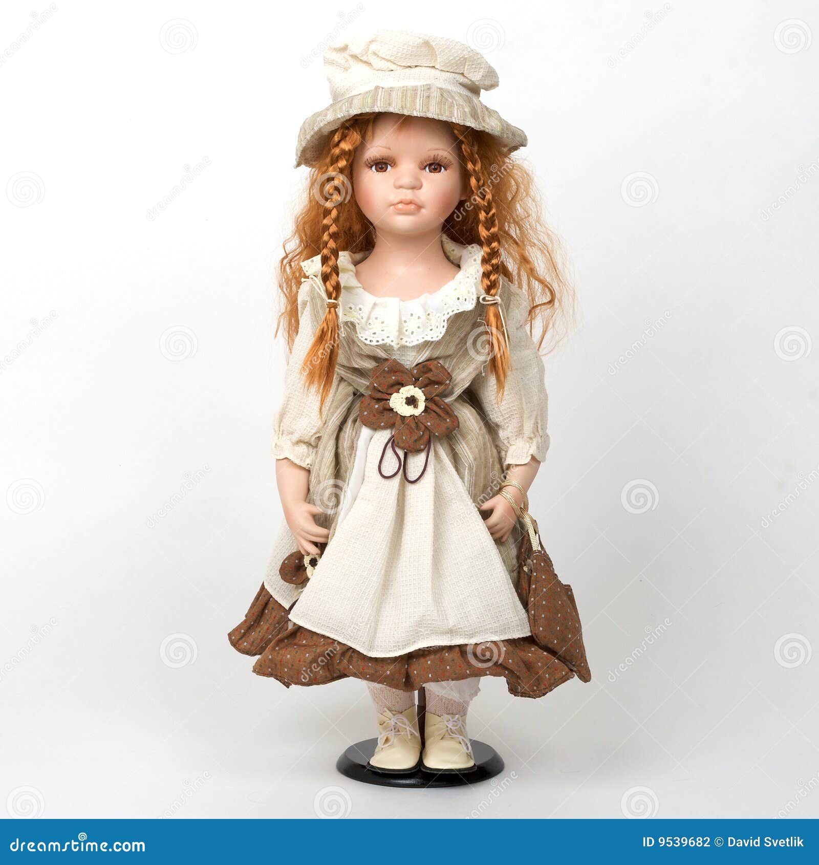 Ceramic old dolly stock photo. Image of dolly, brown, china - 9539682