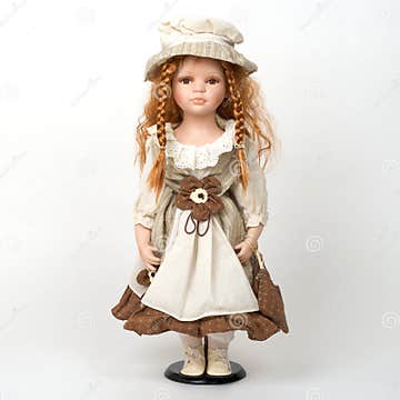 Ceramic old dolly stock photo. Image of dolly, brown, china - 9539682