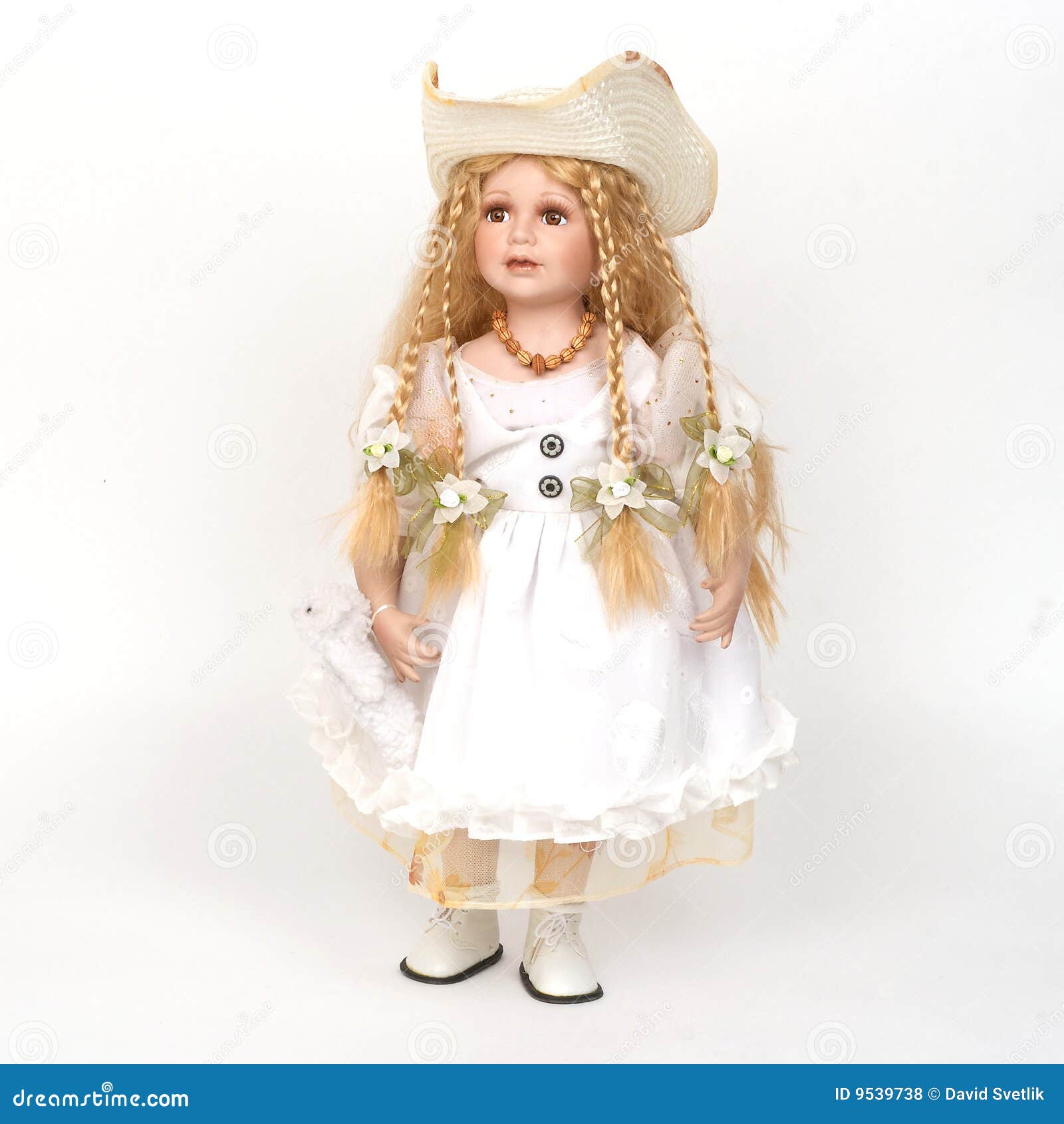 Ceramic old dolly stock photo. Image of female, brown - 9539738