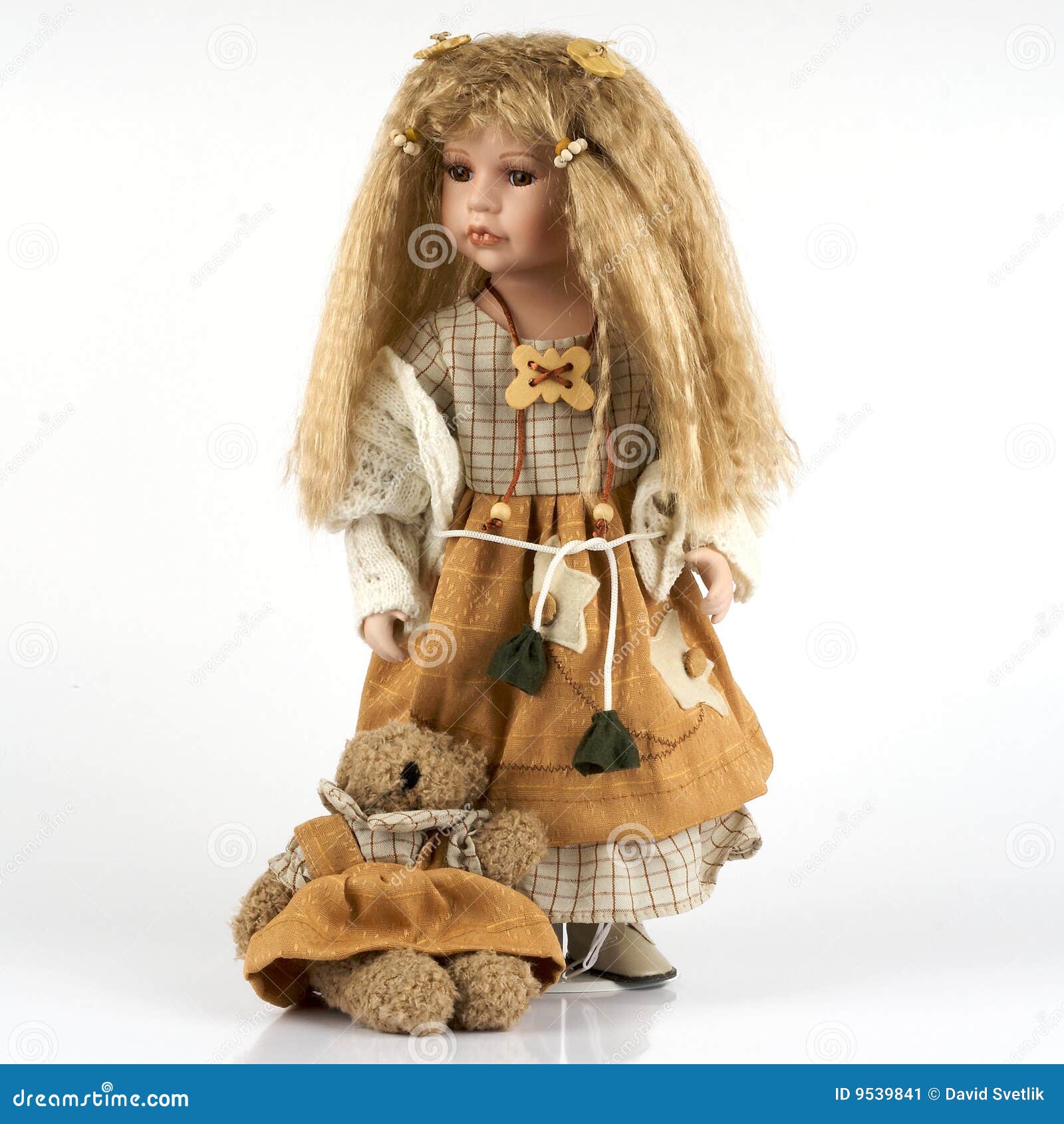 Ceramic old dolly stock image. Image of glass, brown, child - 9539841