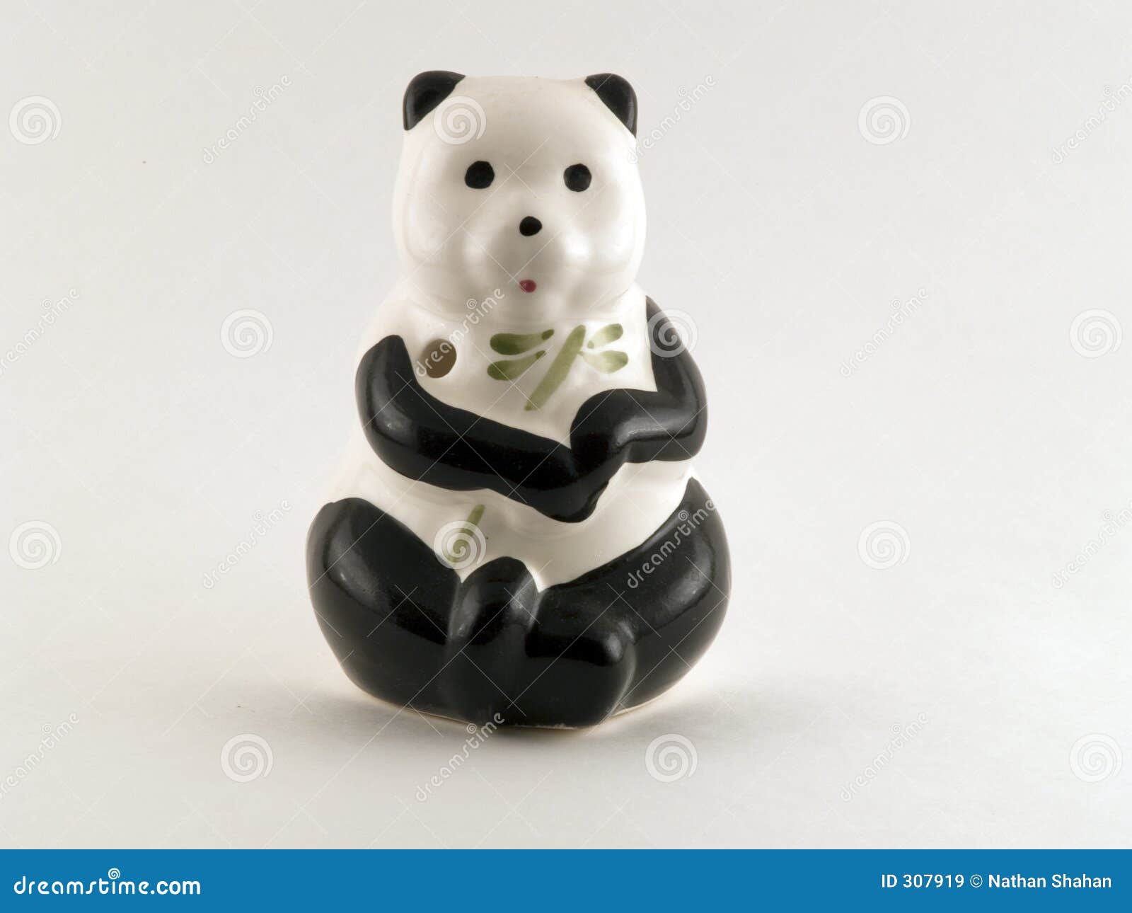 Ceramic Panda stock image. Image of isolated, china, vegetarian - 307919