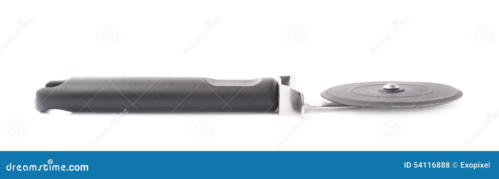 Ceramic Pizza Cutter Wheel Isolated Stock Photo - Image of isolated ...