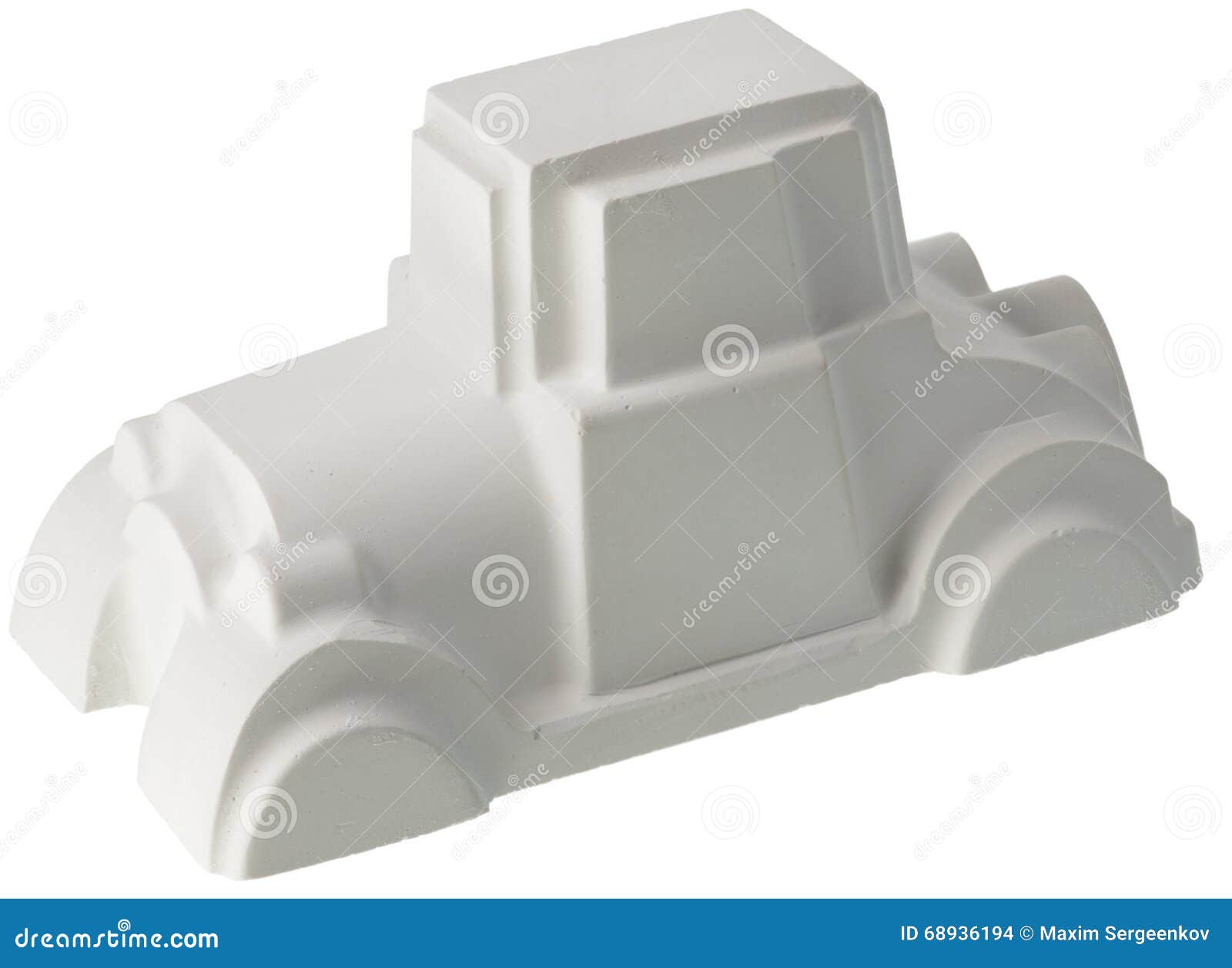 Ceramic Plaster Figure of Car Stock Photo - Image of cute, figurine ...