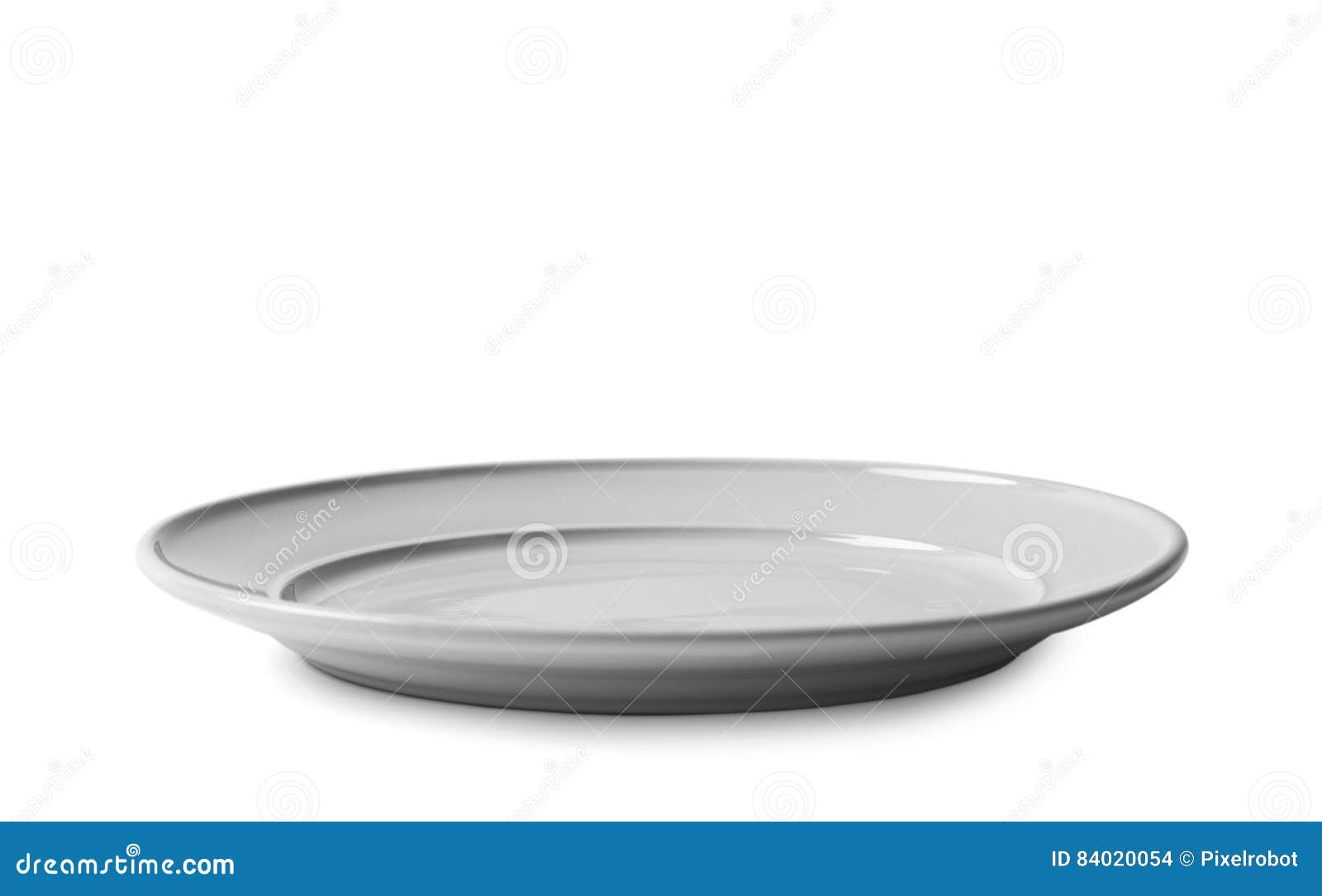 Ceramic Plate stock photo. Image of isolated, blank, dinner - 84020054