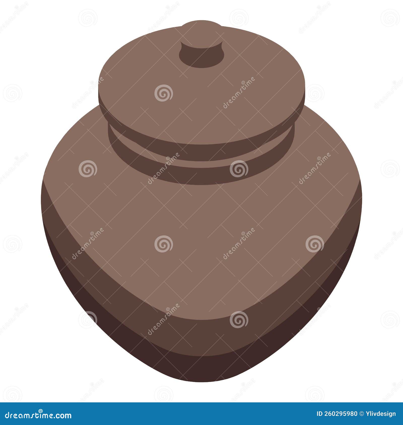 Ceramic Pot Icon Isometric Vector. Pottery Class Stock Vector ...