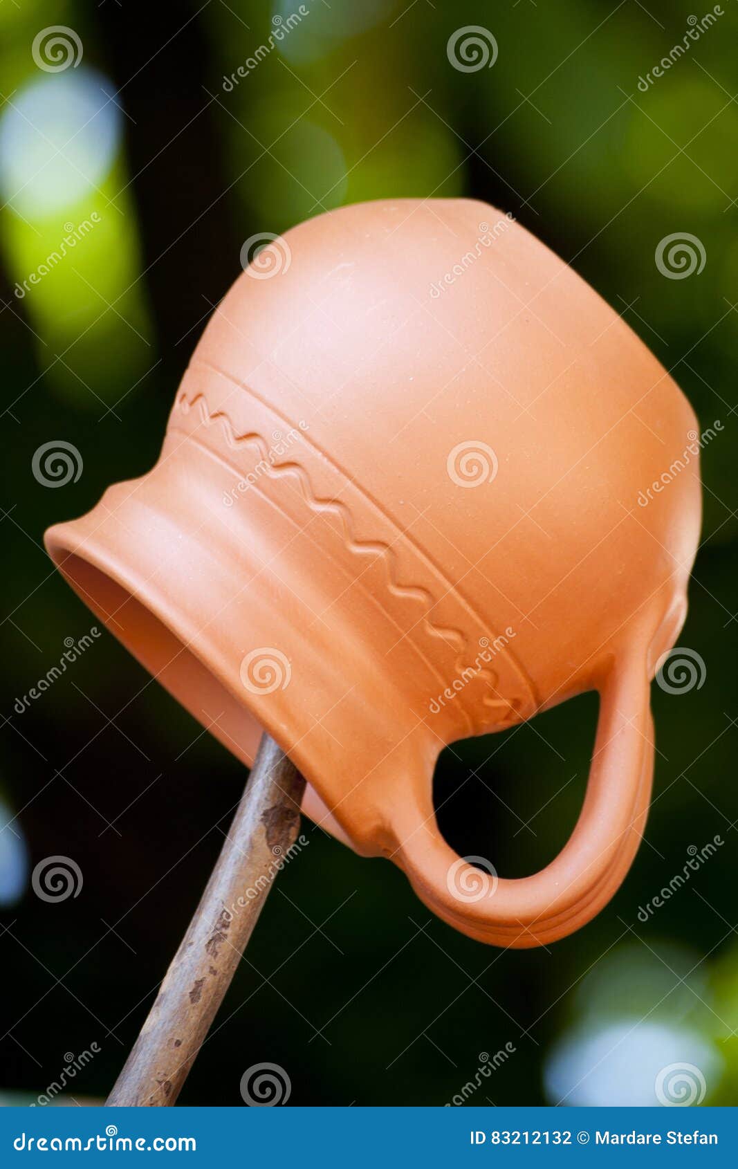 Ceramic pot stock photo. Image of light, sale, orange - 83212132