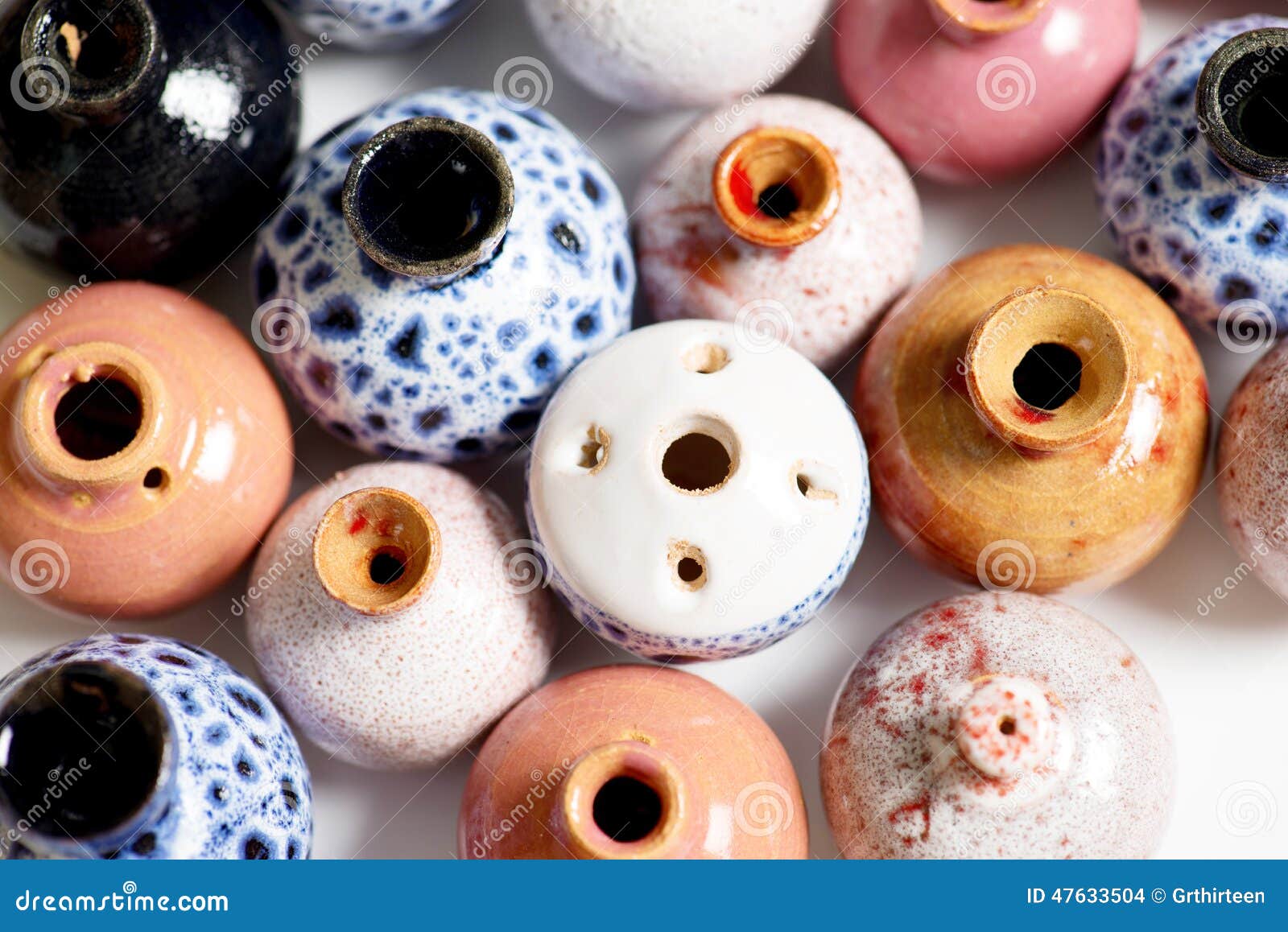 Ceramic pots in glaze stock photo. Image of vessel, texture - 47633504