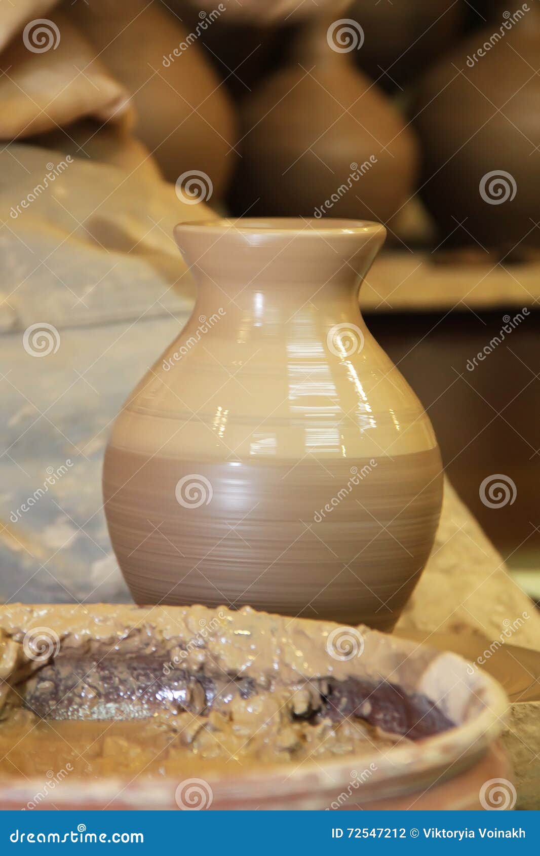 Ceramic Pottery Making Proccess. Stock Photo - Image of artist, molding ...