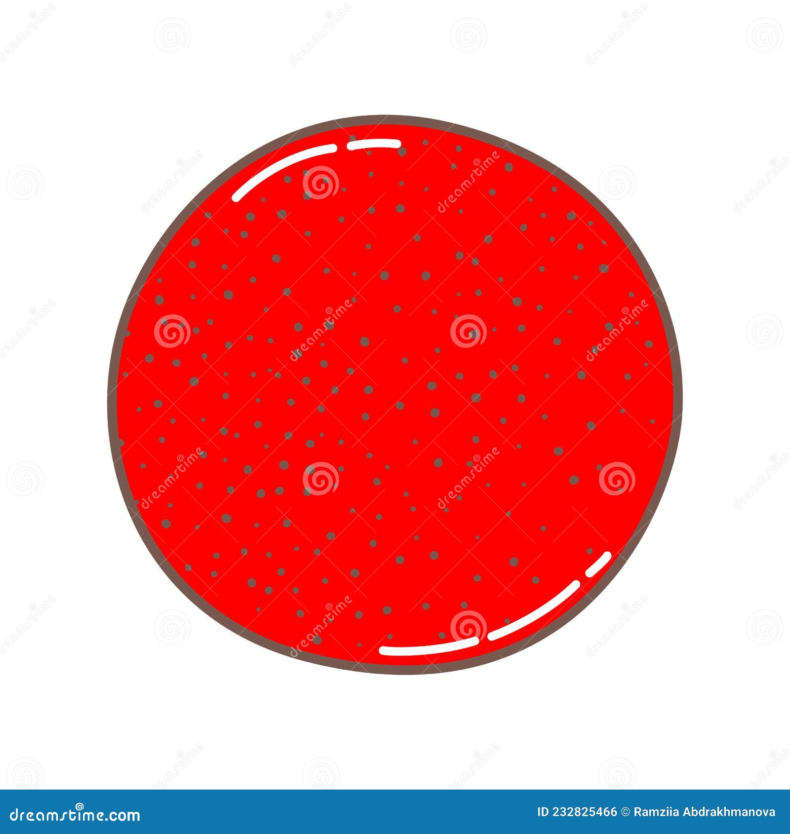 Ceramic Red Plate. Kitchenware. Porcelain Spotted Dish Craft. Hand ...