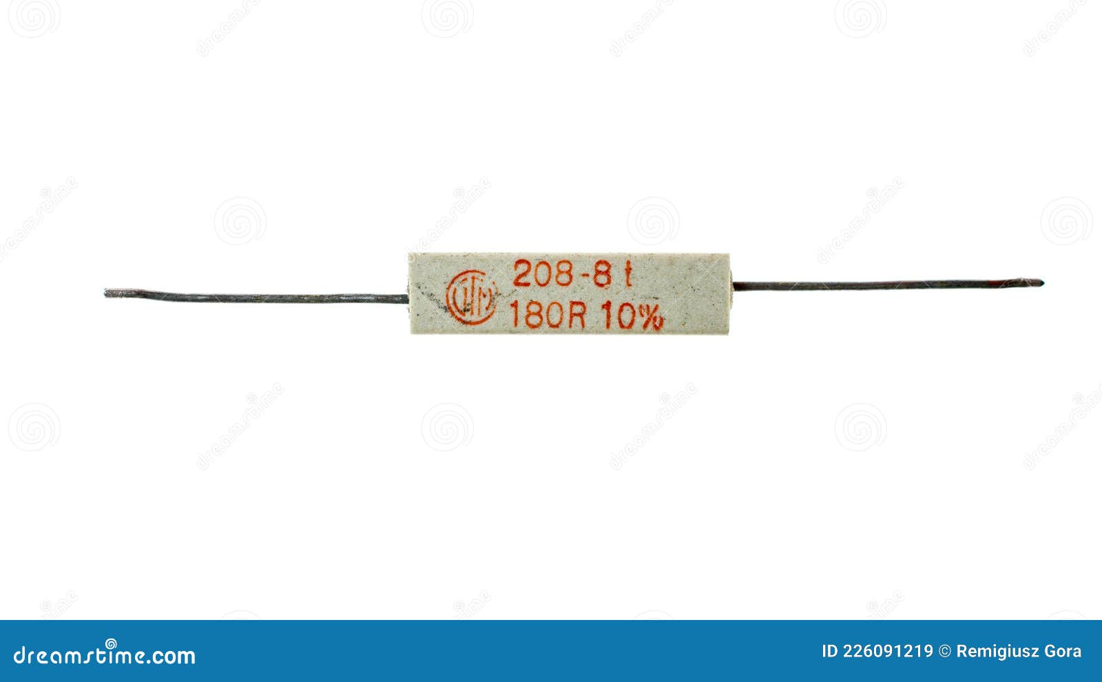 Resistor Isolated On Yellow Background Stock Image | CartoonDealer.com ...