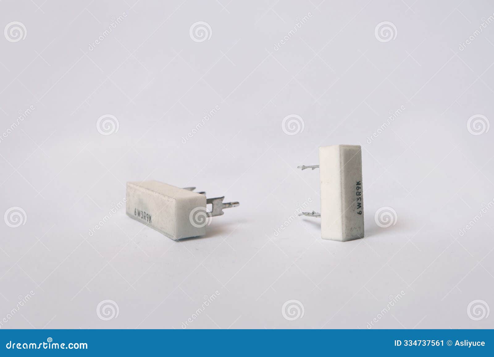 Ceramic resistors stock image. Image of gadget, machine - 334737561