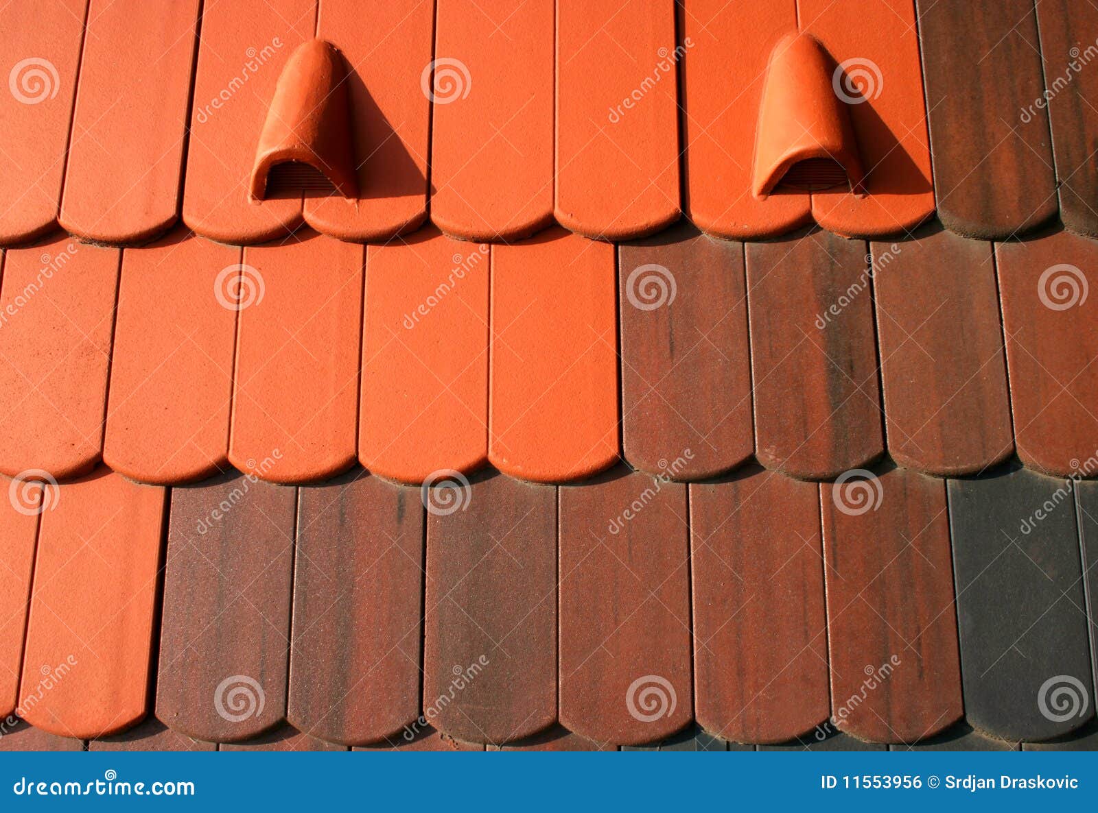 Ceramic roof cover tiles stock photo. Image of clay, multicolor - 11553956