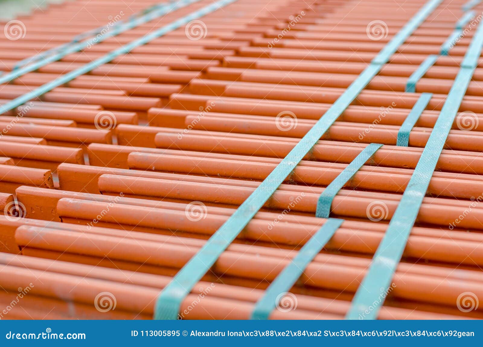 Ceramic Roof Shingles in a Stack Stock Image - Image of european, cota ...