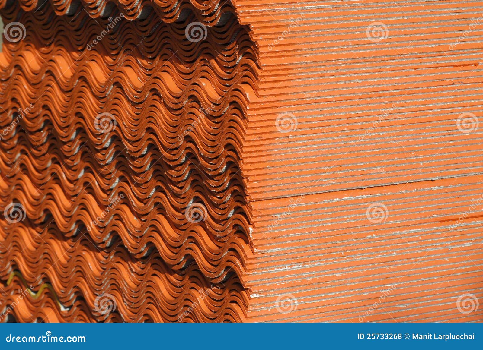 Ceramic roof texture . stock photo. Image of design, attic - 25733268