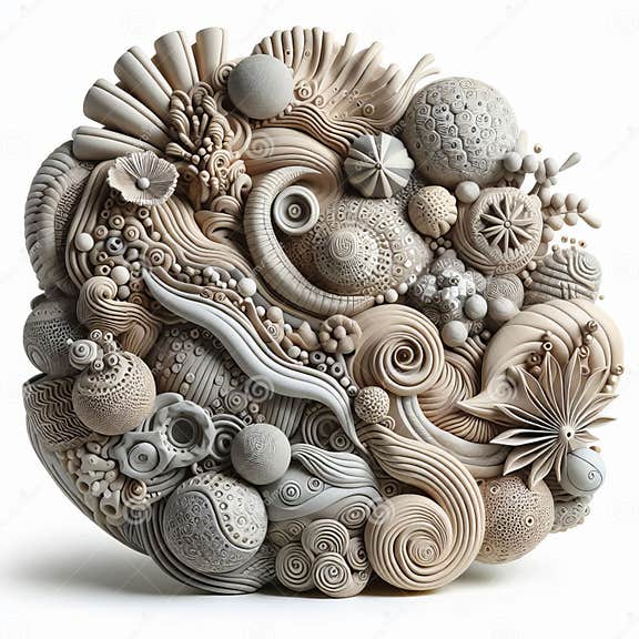 Ceramic Sculpture a Three Dimensional Artwork Created with Cr Stock ...
