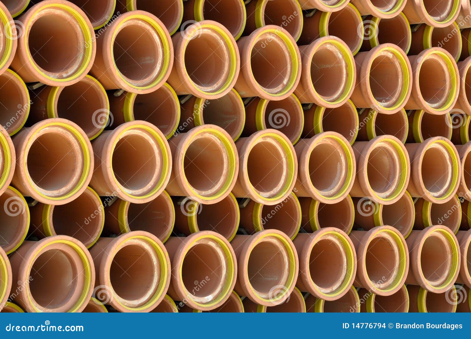 Ceramic Sewer Pipe Background Stock Photo - Image of pipe, utilities ...