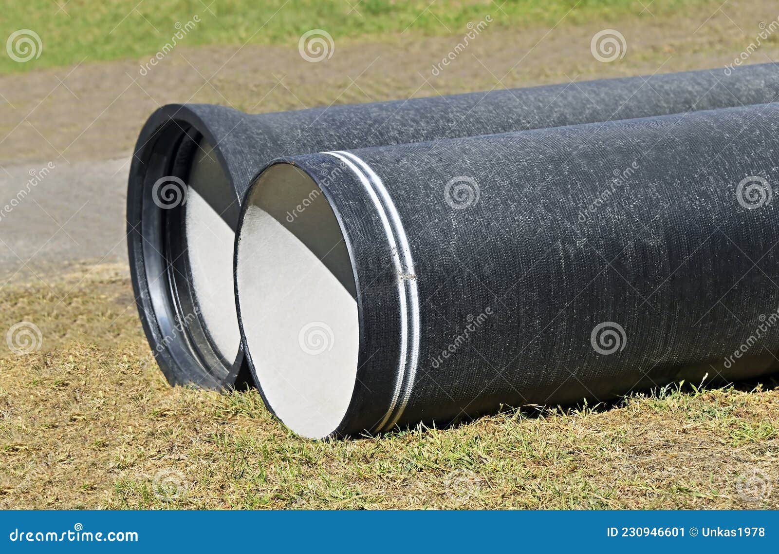 Ceramic sewer pipe stock image. Image of circle, development - 230946601