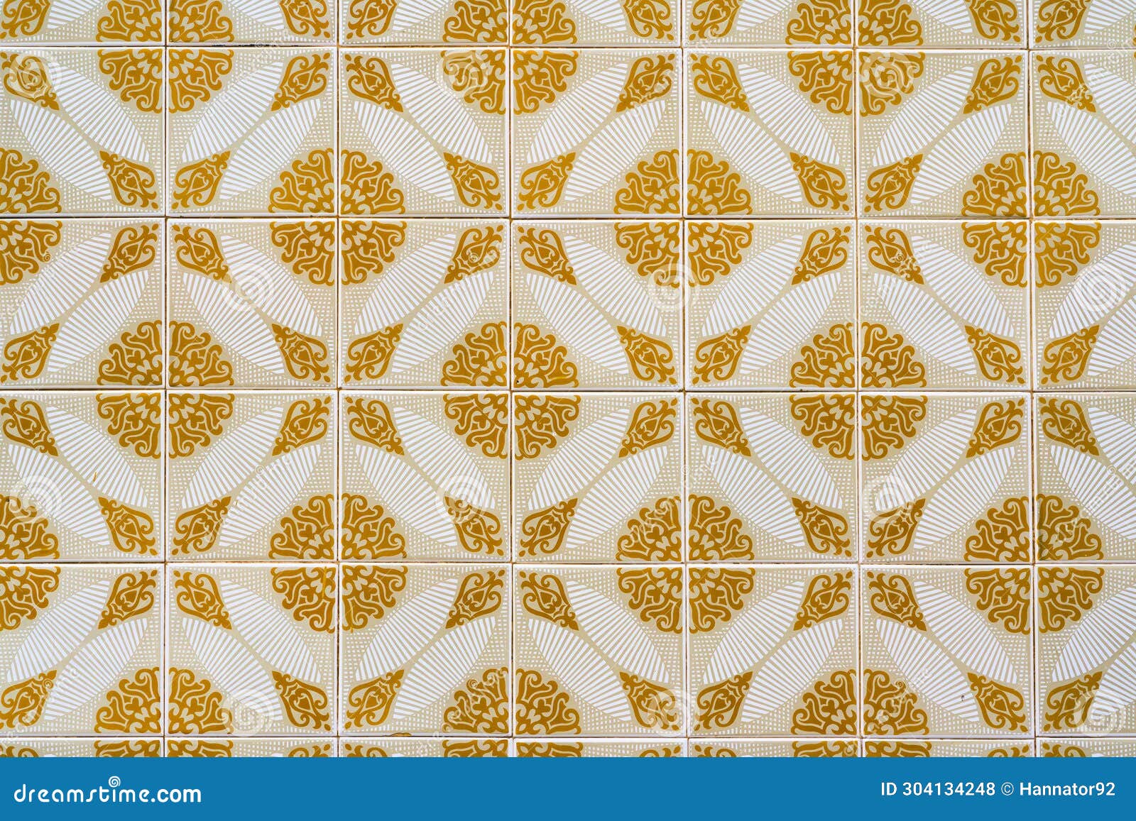 Ceramic Square Tiles with Small Ornamental Mosaic Pieces. Old Tiles ...