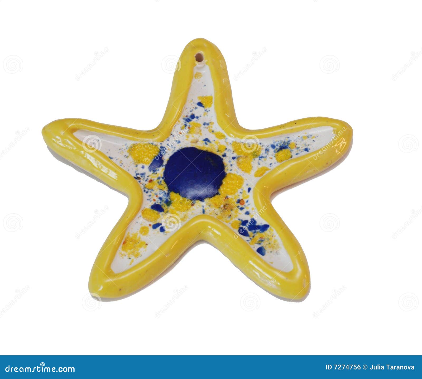 Ceramic starfish stock photo. Image of model, glaze, ceramics - 7274756