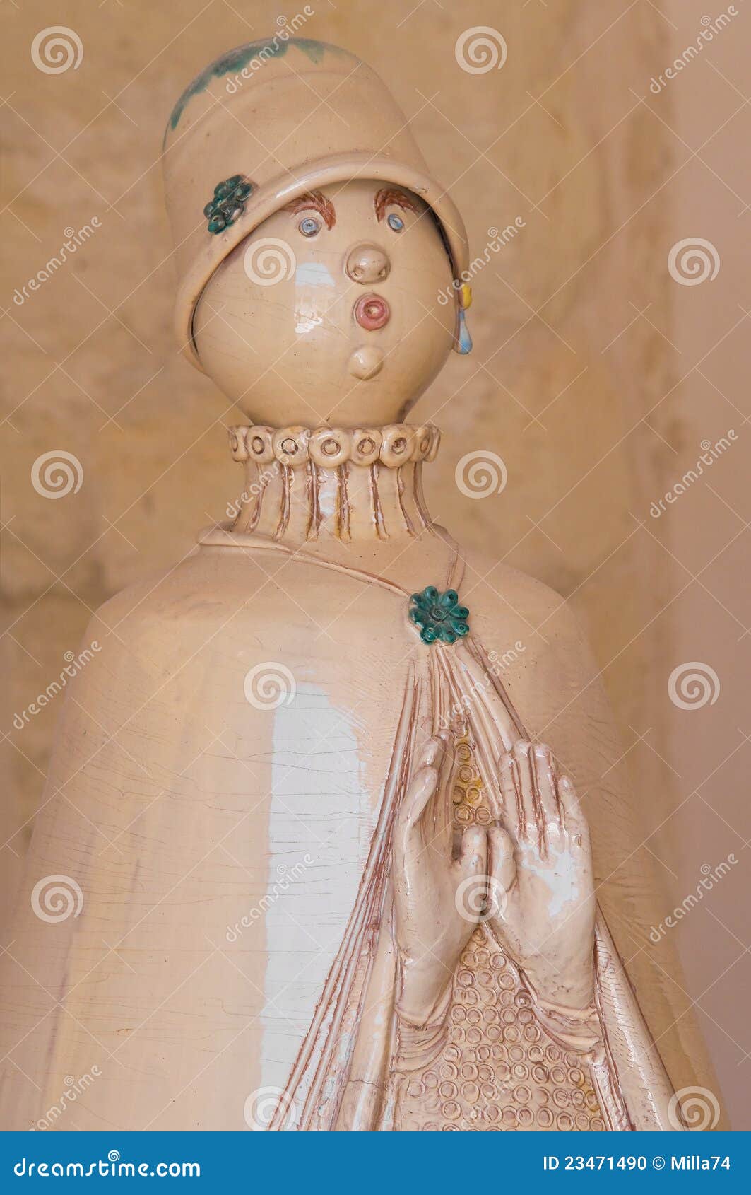 Ceramic Statue Of A Woman Stock Photo | CartoonDealer.com #85756176