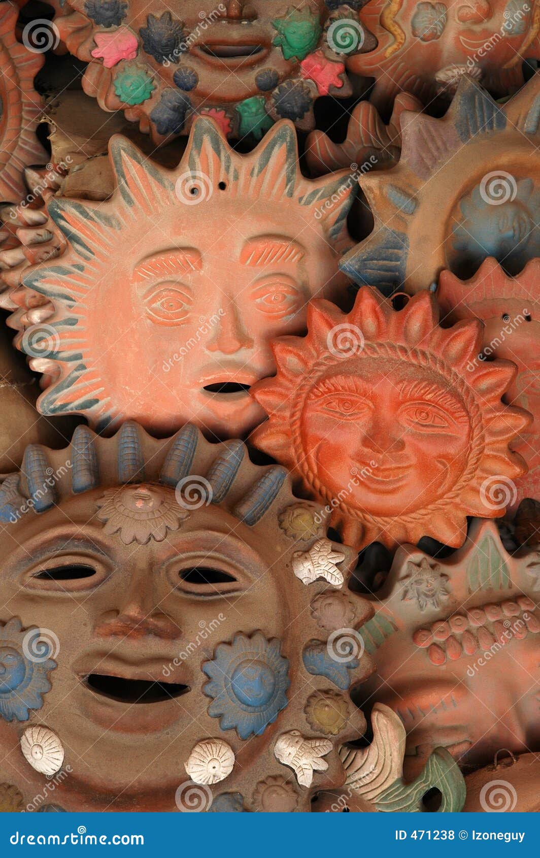 Ceramic Sunfaces stock photo. Image of ceramic, color, porcelain - 471238