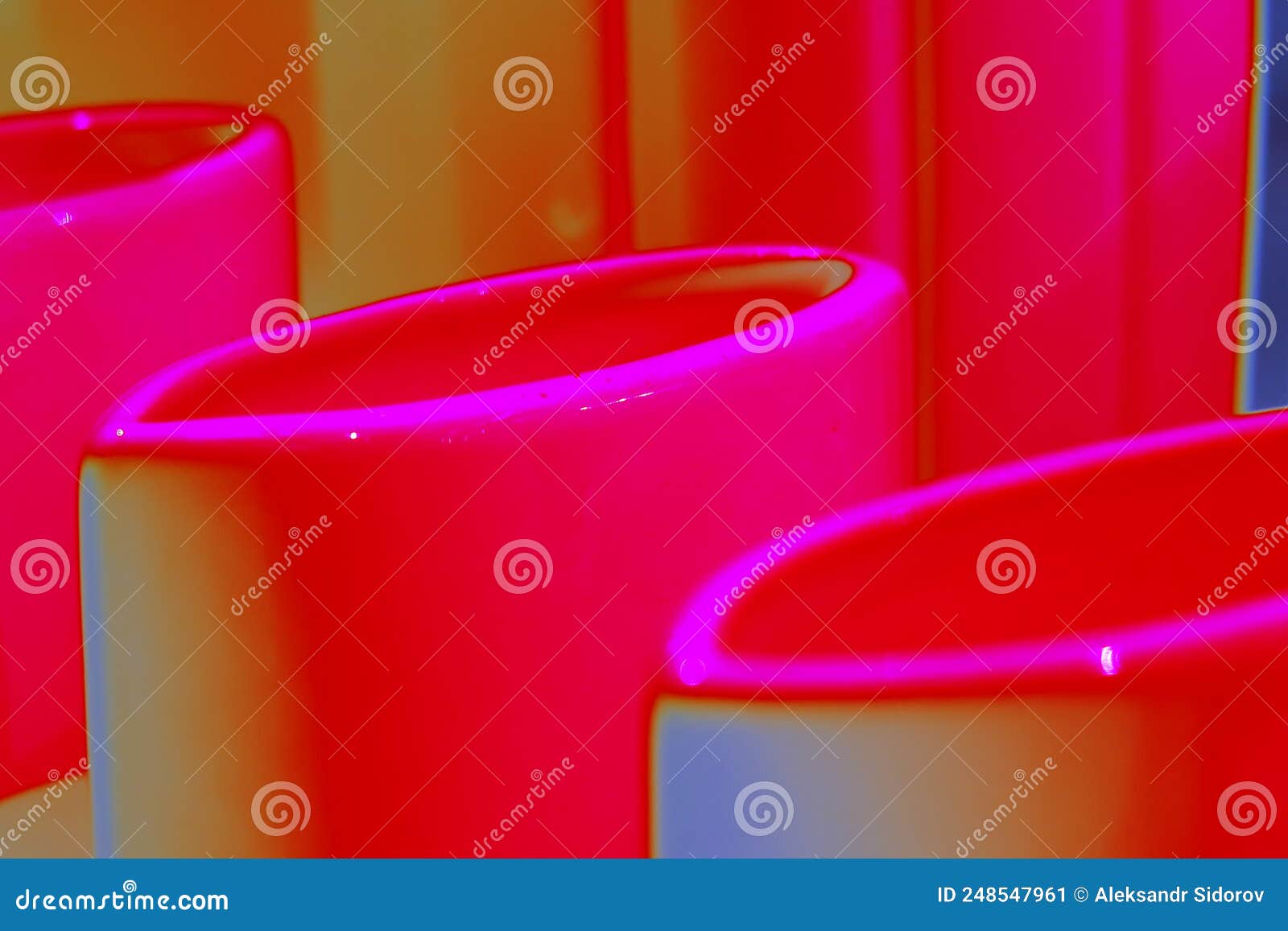 Ceramic Tableware. Streamlined Shapes Stock Image - Image of porcelain ...