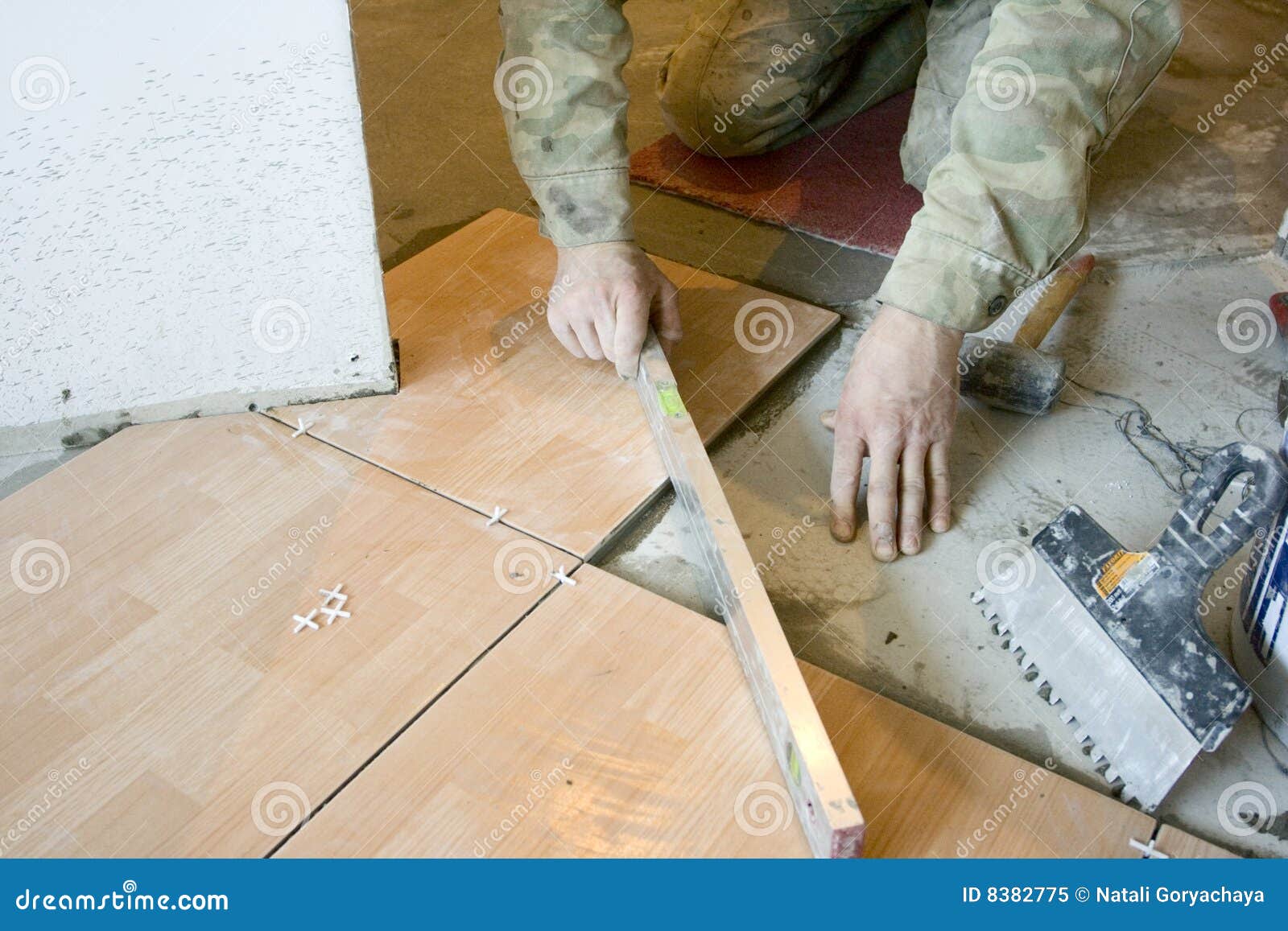 Ceramic tile stock image. Image of tiled, applicator, space - 8382775