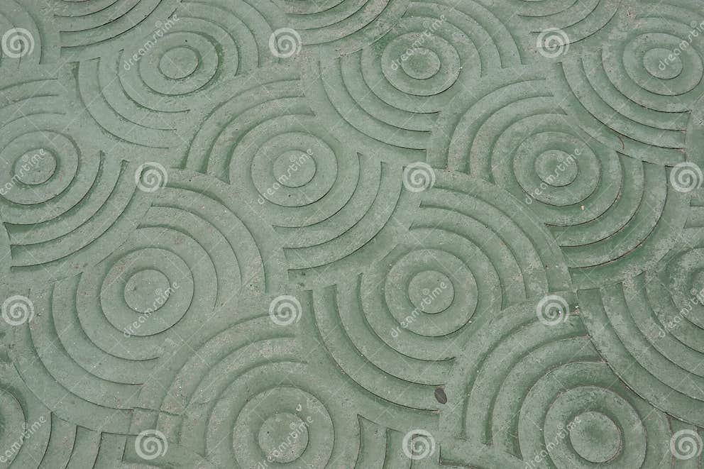 Ceramic Tile with Circular Pattern in the Form of Spirals Stock Image ...