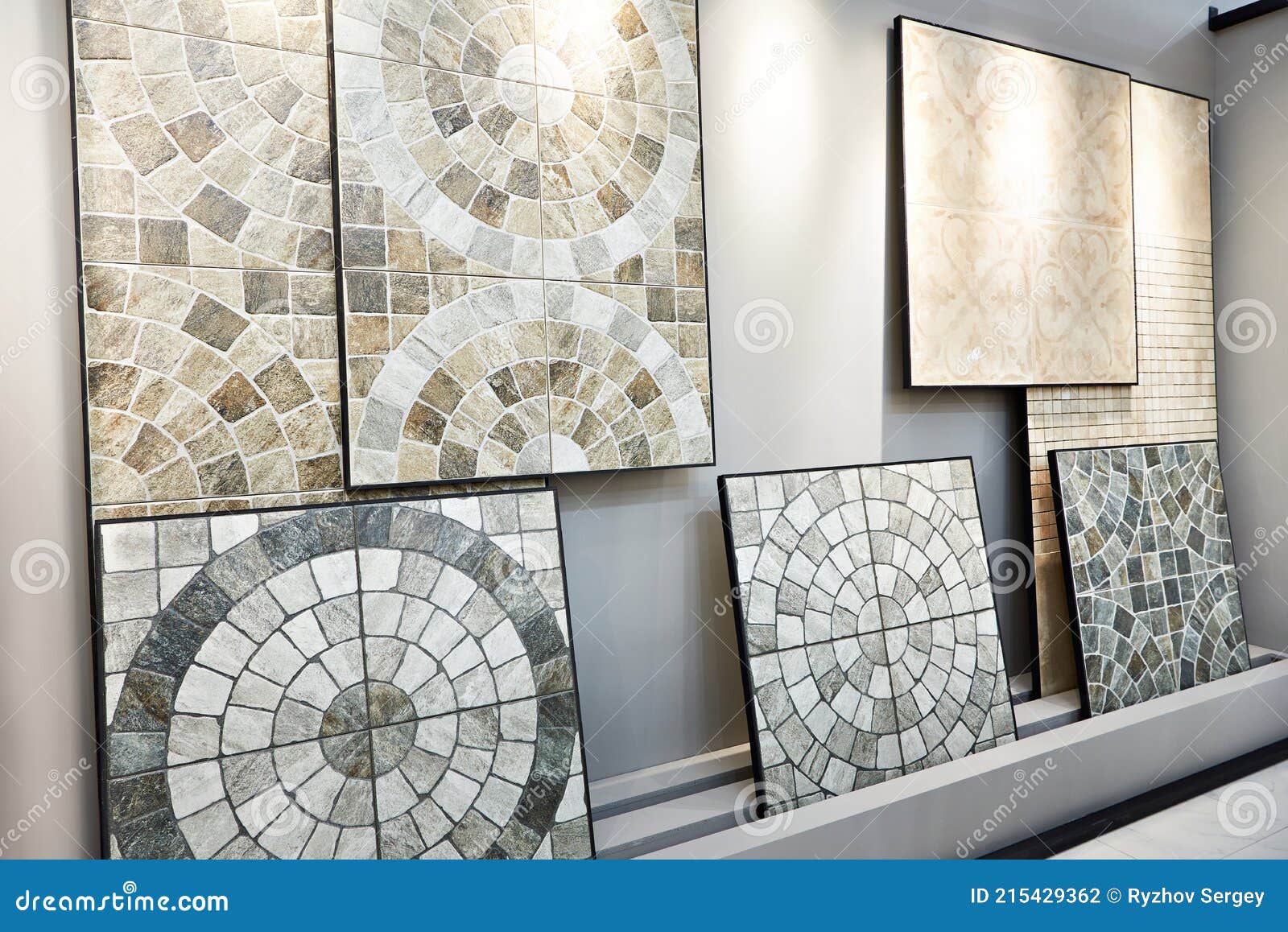 Ceramic Tile Collection in Hardware Store Stock Photo - Image of ...