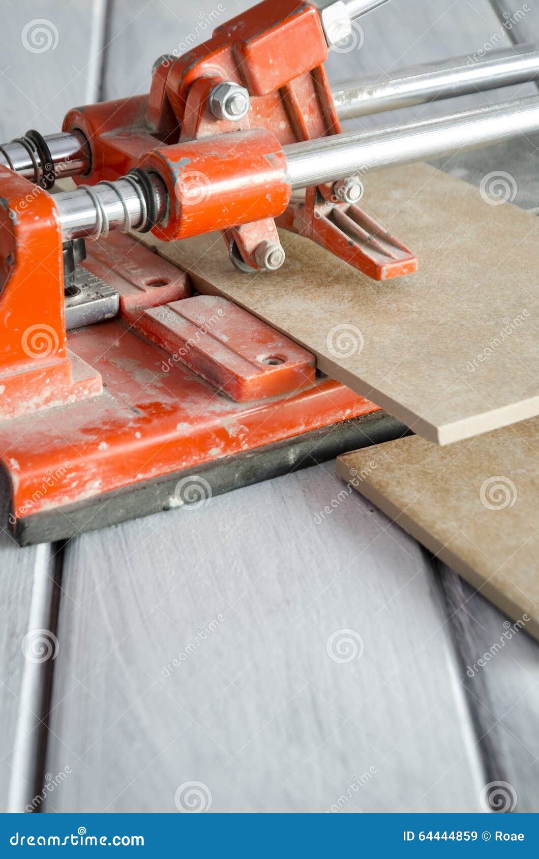 Ceramic Tile Cutting Process Stock Image - Image of renovation, cutting ...