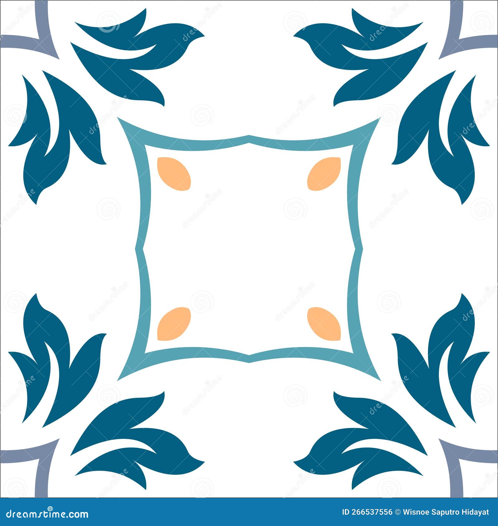 CERAMIC TILE MOTIF-14 stock vector. Illustration of circle - 266537556