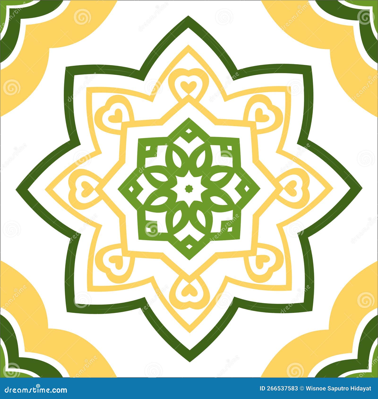 CERAMIC TILE MOTIF-30 stock vector. Illustration of plant - 266537583