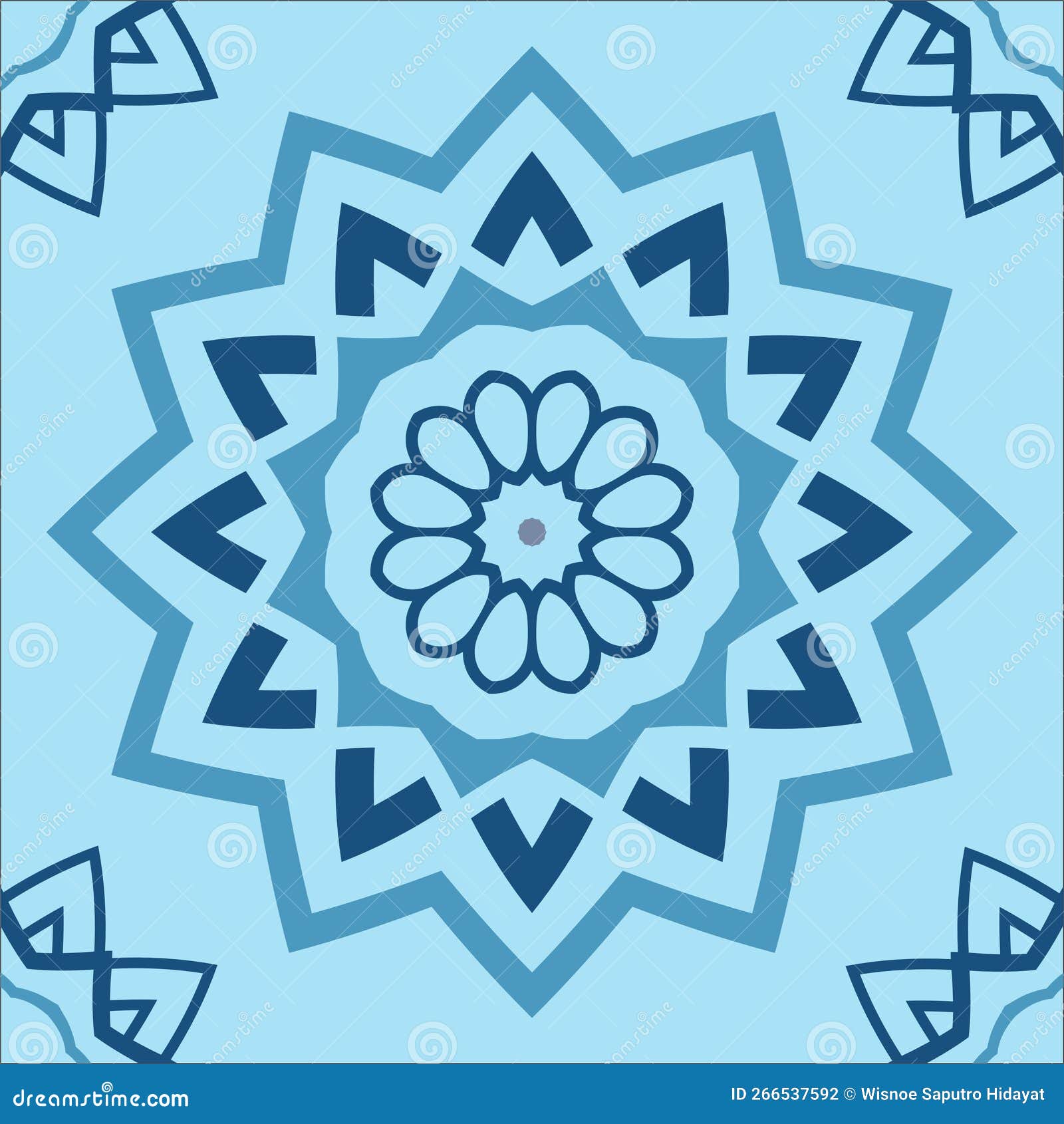 CERAMIC TILE MOTIF-33 stock vector. Illustration of vector - 266537592