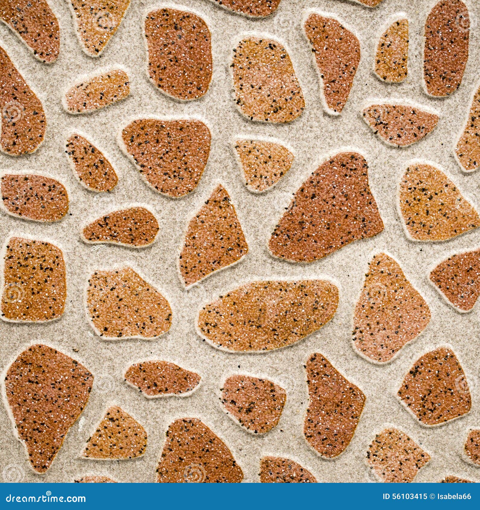 Ceramic Tile Imitation Rounded Pebbles Stock Image - Image of outdoor ...