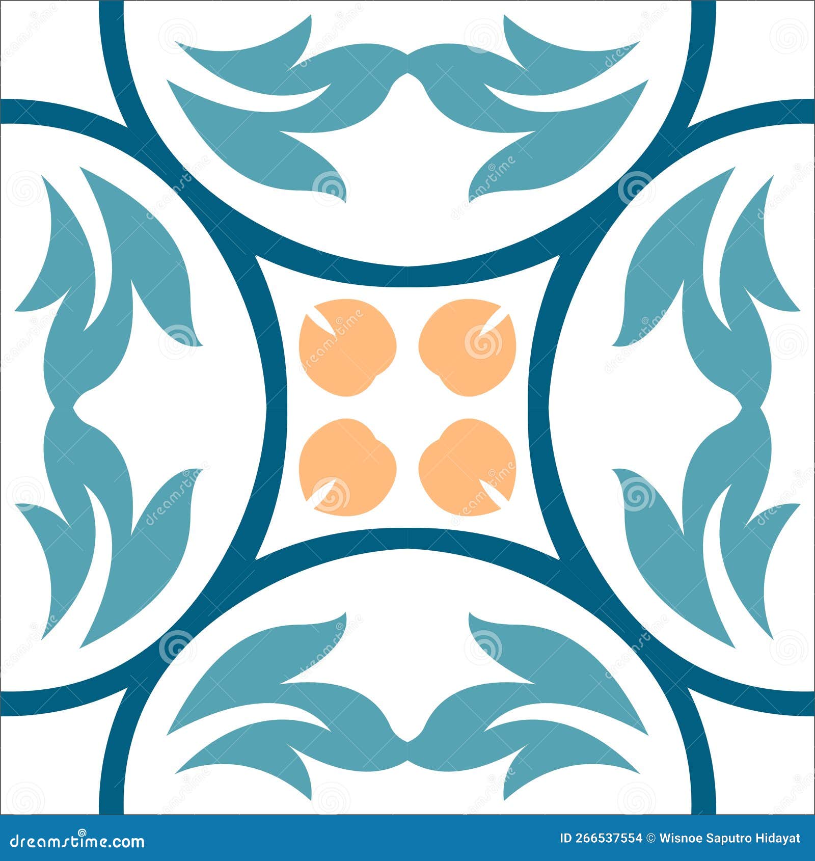 CERAMIC TILE MOTIF-12 stock vector. Illustration of tile - 266537554