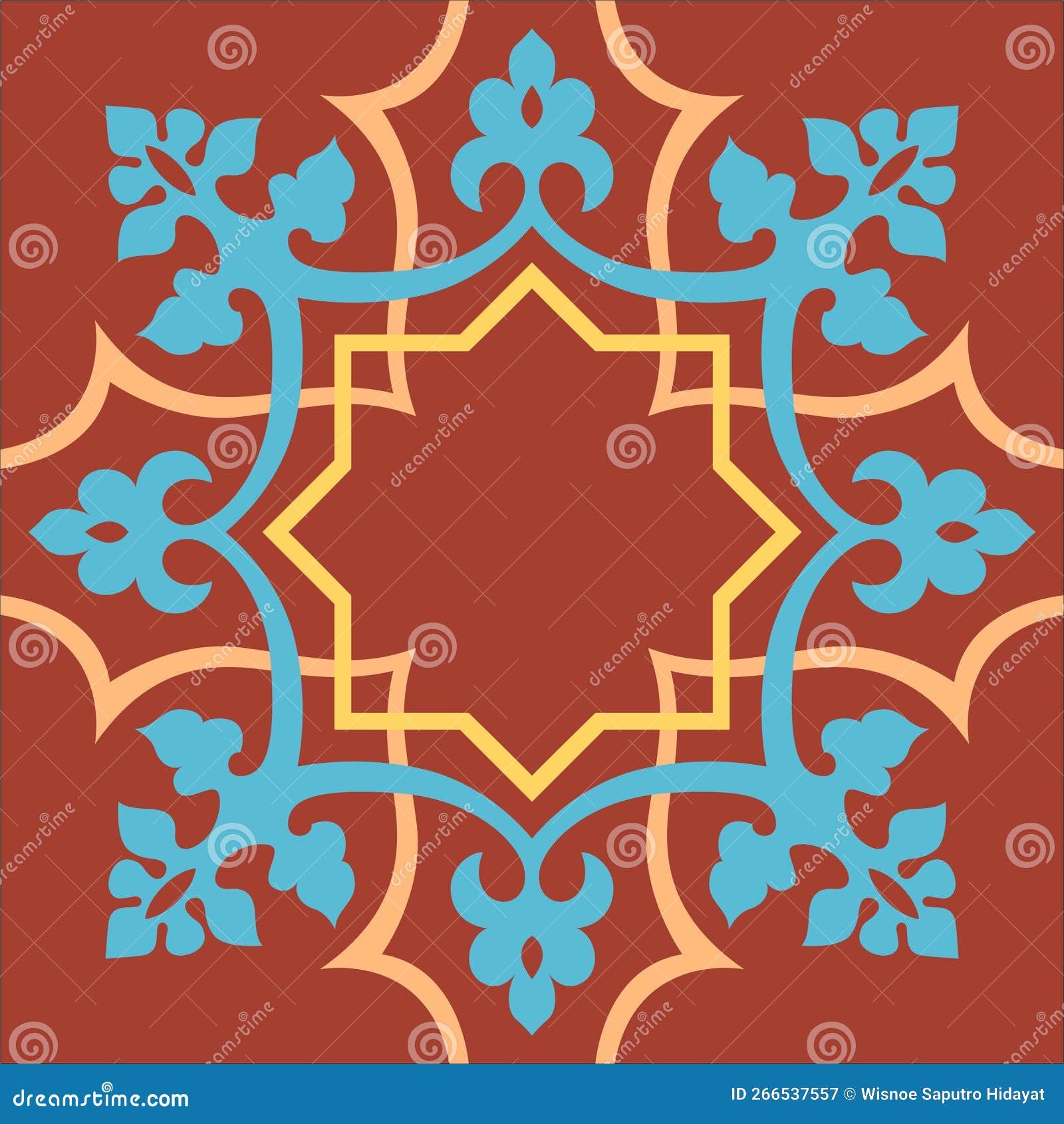 CERAMIC TILE MOTIF-16 stock vector. Illustration of furnishings - 266537557