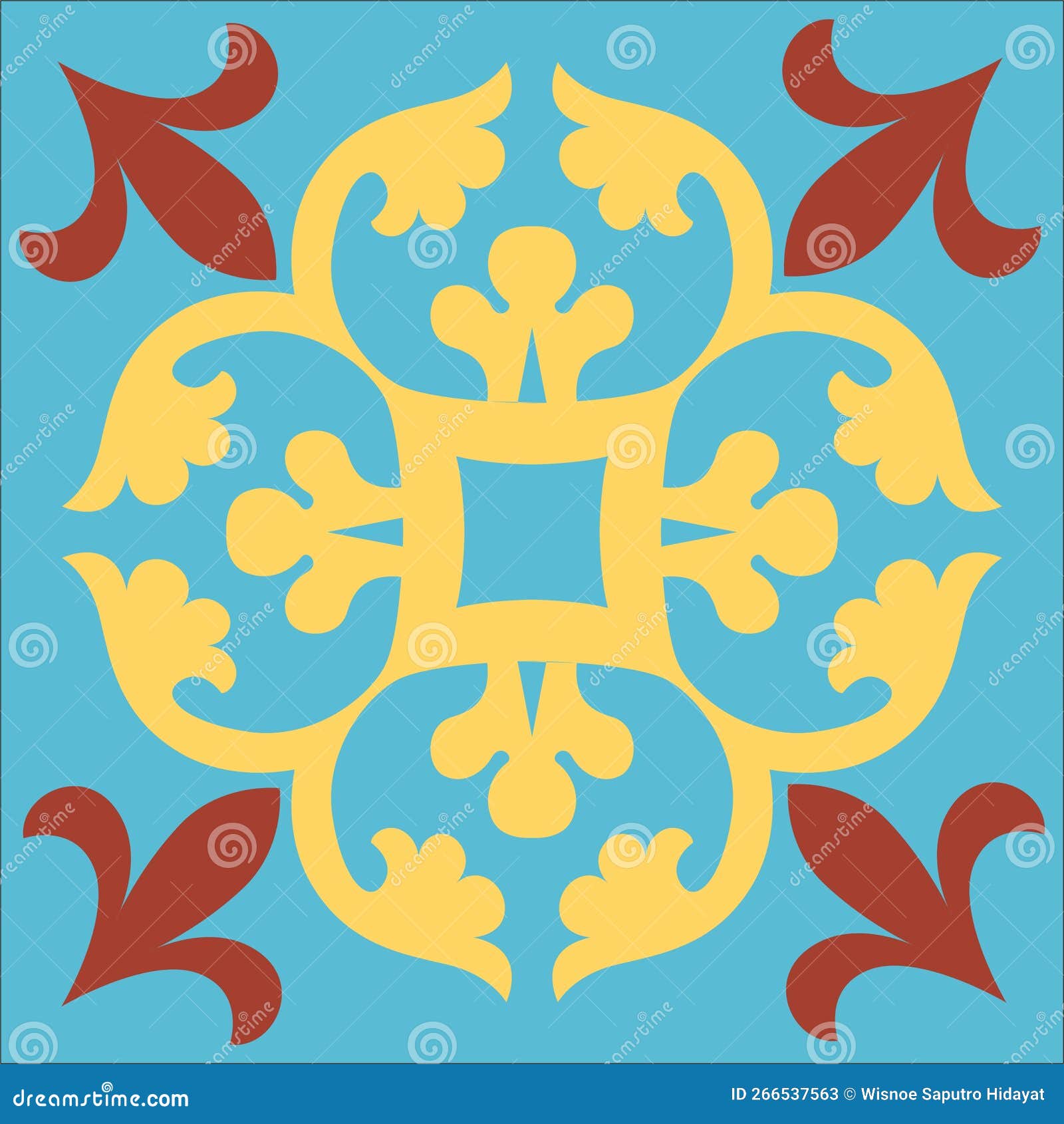 CERAMIC TILE MOTIF-19 stock vector. Illustration of ceramic - 266537563