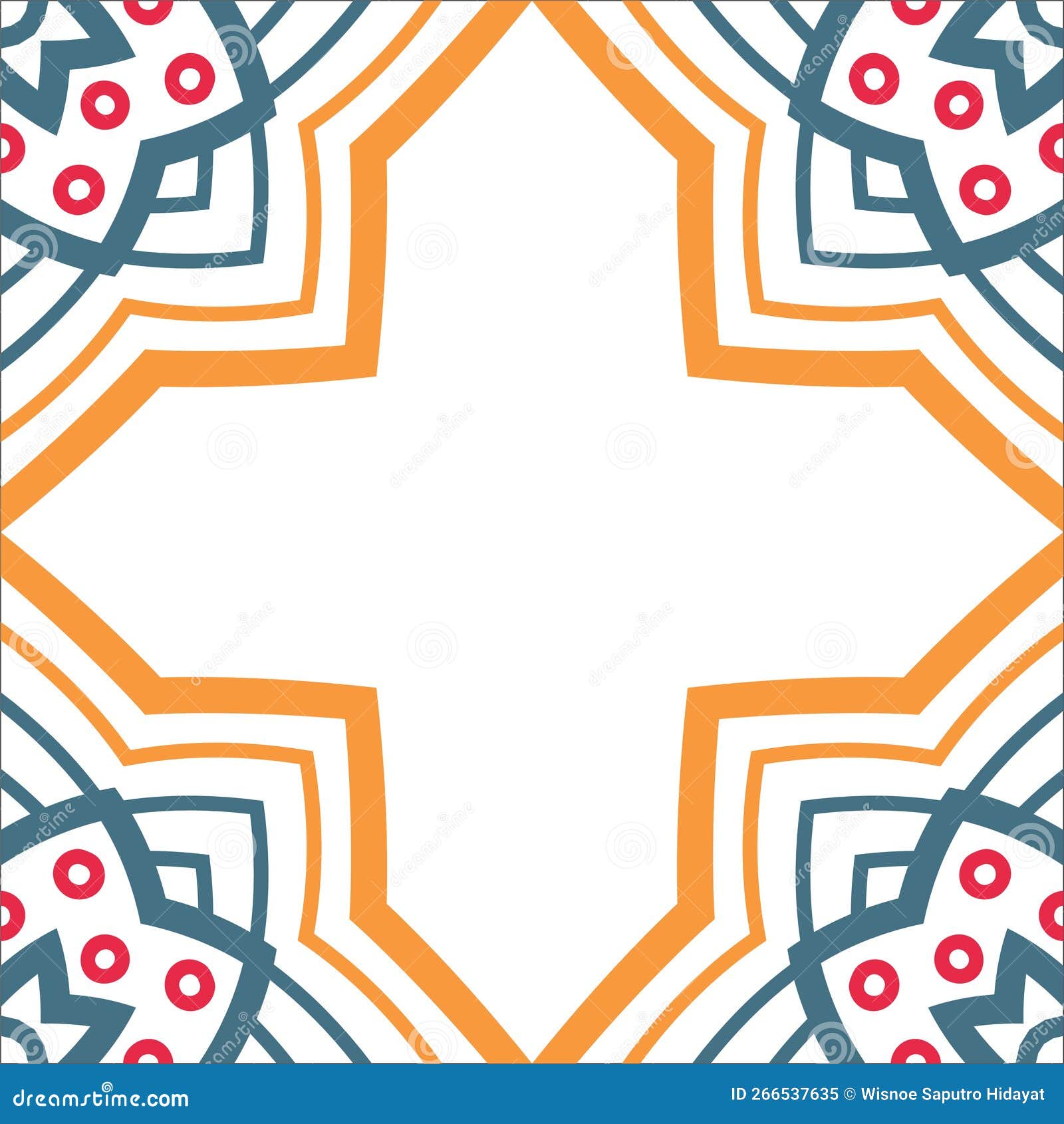 CERAMIC TILE MOTIF-55 stock vector. Illustration of drawing - 266537635