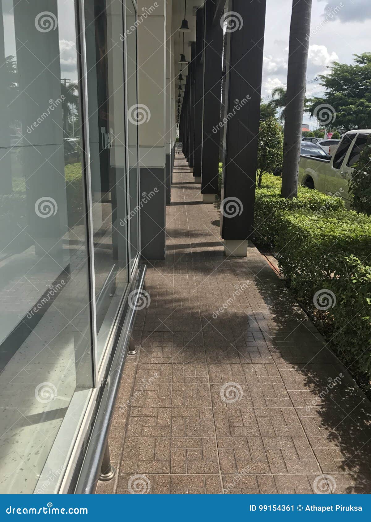 Ceramic tile pathway stock image. Image of showcase, scene - 99154361