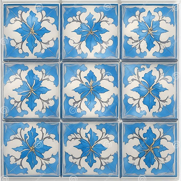 Ceramic Tile Pattern. Wall or Floor Texture. Absrtract Decorative ...