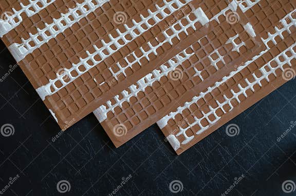 Ceramic tile reverse side stock photo. Image of abstract - 179835524